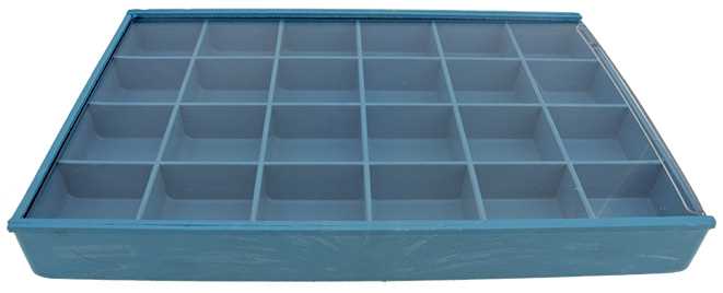 Compartment Boxes with Divides, Slide Lid