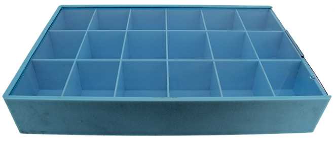 Compartment Boxes with Divides, Slide Lid