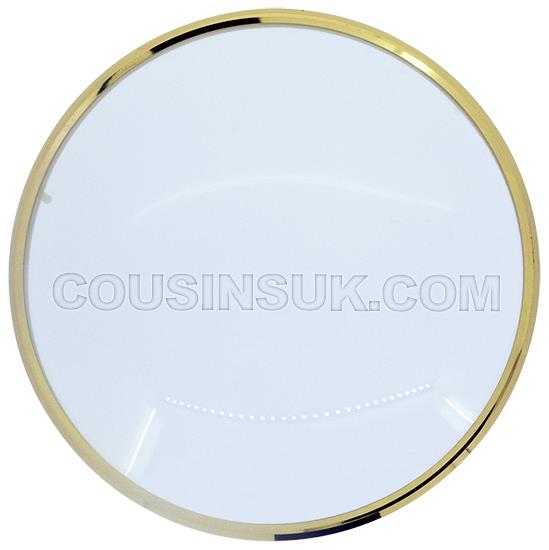 Brass Bezels with Glass