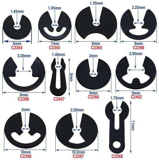 C Clip Retaining Springs
