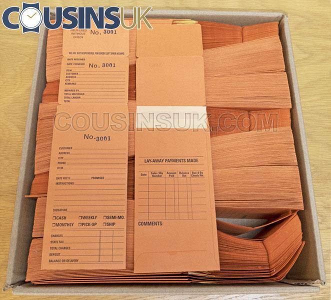 Repair Job Envelopes - Paper