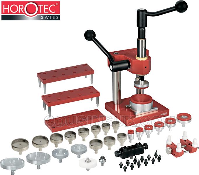 Univerasl Rack Press Case Back Tool, Horotec with Jaws, Suction, Rolex ...