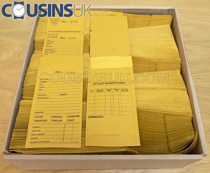 Repair Job Envelopes - Paper