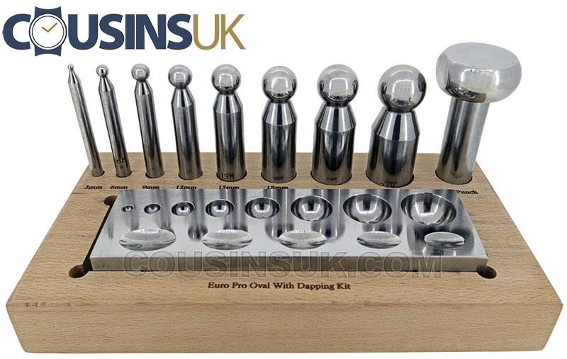 Dapping Sets, Steel Oval & Round