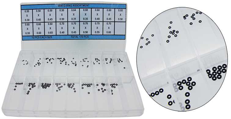 G36753 | Micro O-Rings (17 Sizes) Cousins