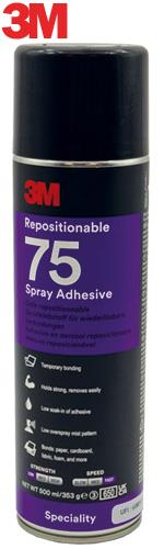 Repositionable Spray, 3M 75