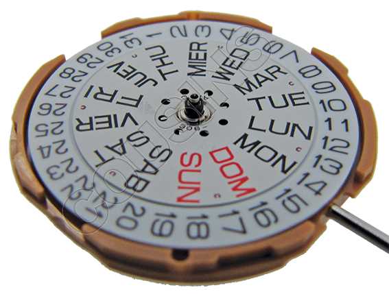 GM00M | Movement, Miyota GM00 Day & Date @ 3h