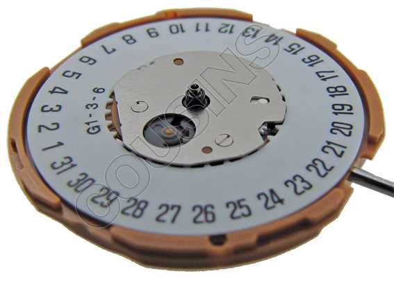 GM10M6 | Movement, Miyota GM10 Date @ 6h