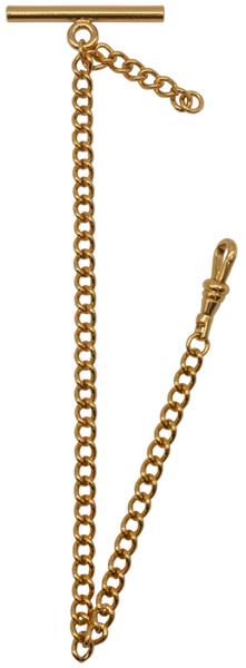 Gold Plated Single Curb Watch Alberts