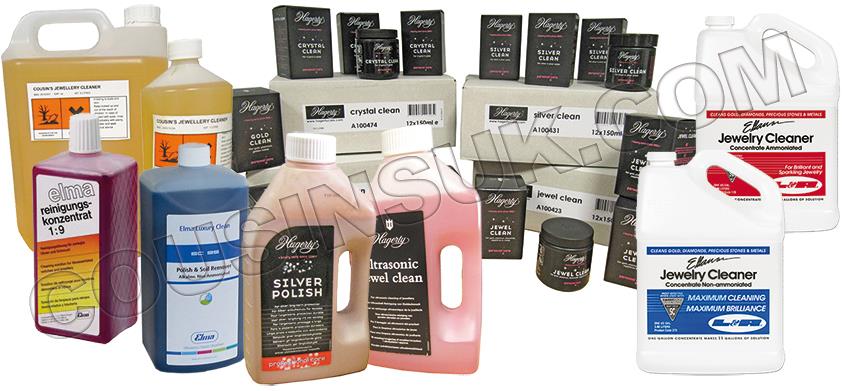 Jewellery Cleaning Fluids (Including Crystal & Hagerty)