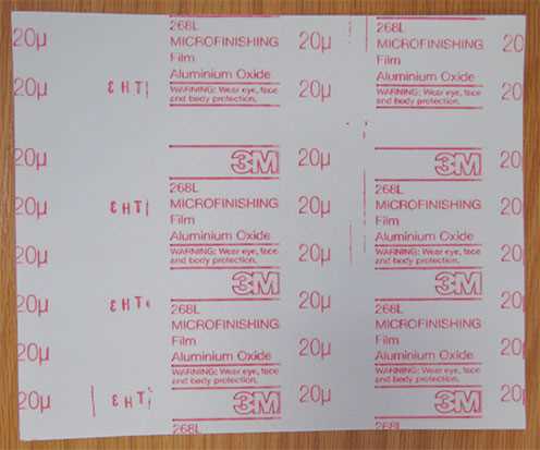 Film (Micro Finishing) 3M, 268L