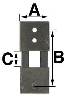 by Size: B = 14.5mm to 15.5mm