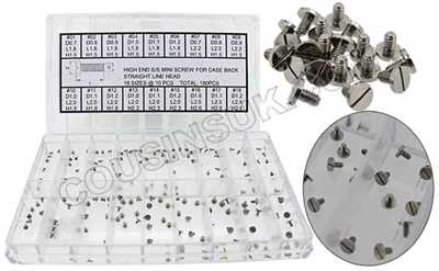 Screws, Watch Case Back