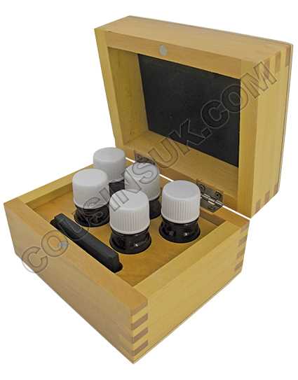 Gold Testing Acid Bottle Wooden Boxes
