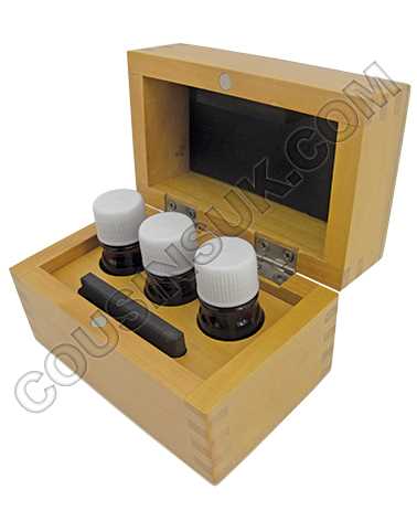 Gold Testing Acid Bottle Wooden Boxes