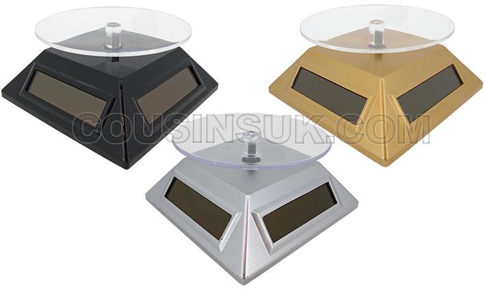 Solar Power Display Turntables